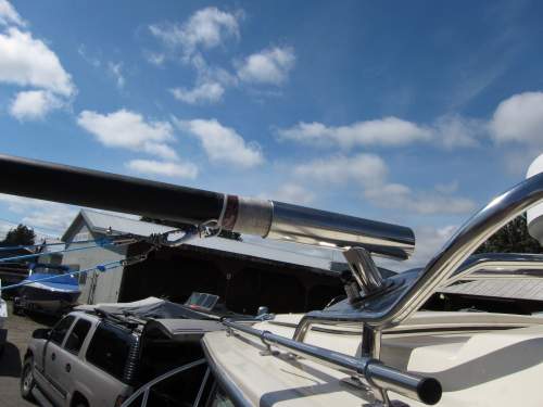 rocket launchers and outrigger poles