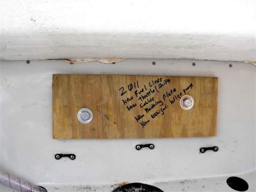 ArimaOwners.com - Outboard Mounting Bolts - after