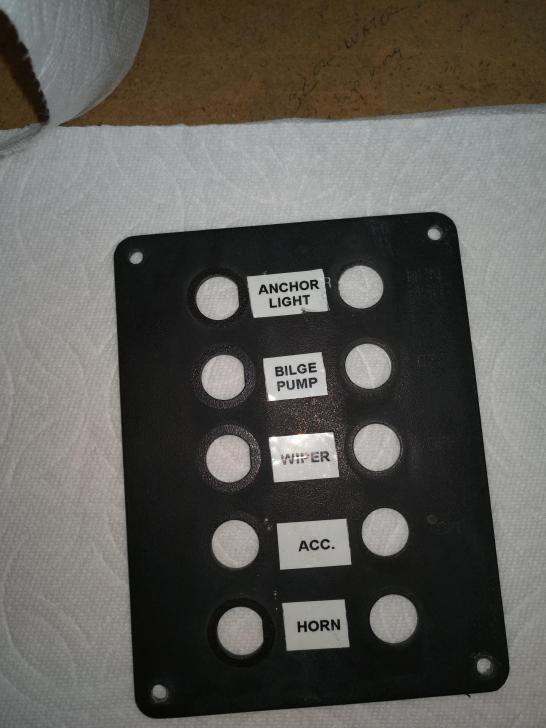 ArimaOwners.com - Old (Original) Switch Panel For Reference