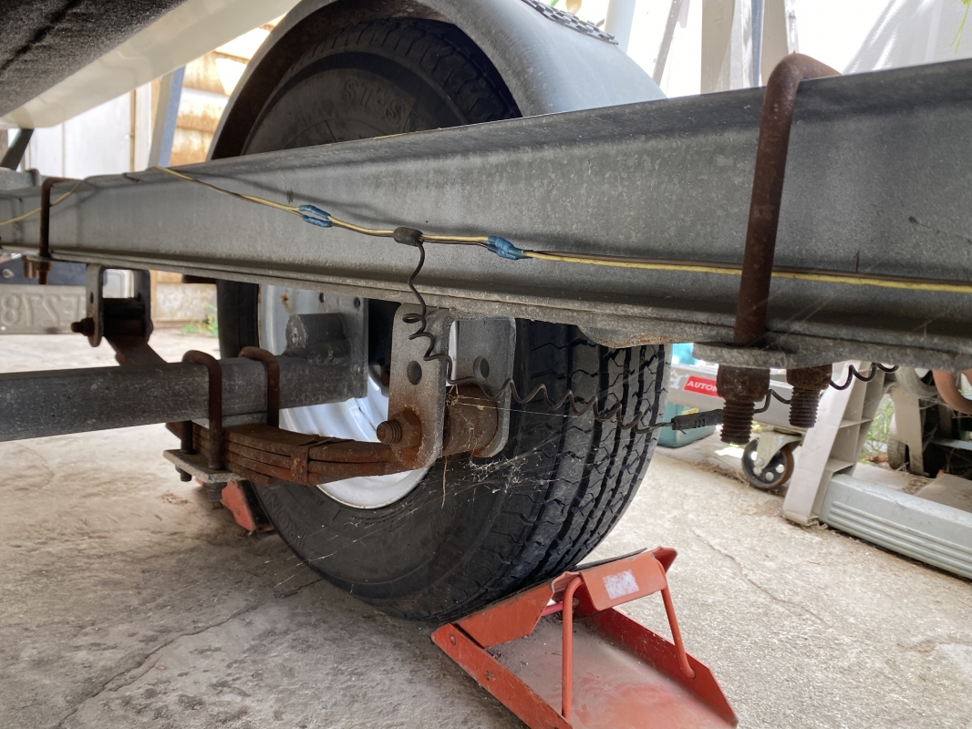 EZ Loader Trailer Axle Extension