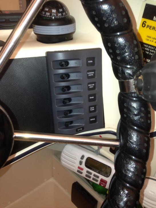 Blue Sea Weatherdeck 4306 Switch Panel Install