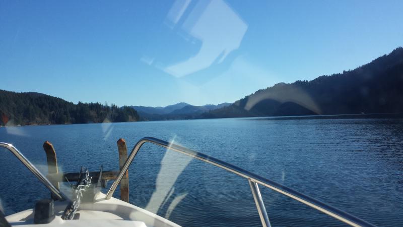 Saturday could almost be summer day on Lake Merwin